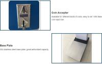 China 200Kg Coin Operated Electronic Human Weight Height Measuring Machine with Steel Body for sale