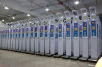 China 200Kg Coin Operated Electronic Human Weight Height Measuring Machine with Steel Body for sale