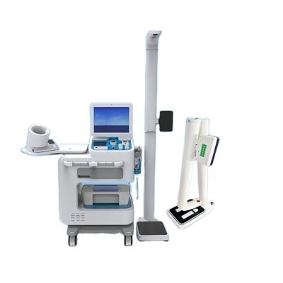 China Telemedicine Full Body Checkup Analyser Smart Health Kiosk for Physical Examination for sale
