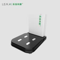 China Steel LCD Display 500kg Ultrasonic Body Fat Analyzer Height and Weight Digital Scale Overall Size 33*55*235 for sale