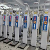 China Durable Coin Operated Body Height Weight BMI Machine Weighing Scale with OBM Support for sale