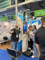 China Medical Pharmacy Ultrasonic Health Checkup Station Vending Machine with Body Fat Scale for sale