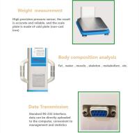 China LCD Display Medical Height Measurement Foldable Body Fat Analyzer for Hospital Checkup for sale