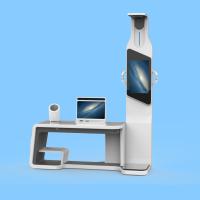 China HD LCD Screen Telemedicine Kiosk for Full Body Health Check and Blood Pressure Monitoring for sale