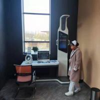 China HD LCD Screen Telemedicine Kiosk for Full Body Health Check and Blood Pressure Monitoring for sale