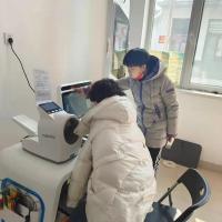 China Telehealth All-in-One Body Check Station with Ultrasonic Height and Weight Scale for sale