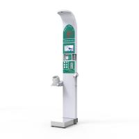 China Coin Operated Electronic Scale 0-200cm Height Range 1-500kg Weight Range 300kg Capacity for sale