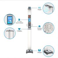 China Accurate Ultrasonic BMI Body Fat Analyzer Machine with Height Weight Measure N.W 25kg for sale