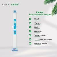 China Hospital Medical Examination Pharmacy Height and Weight Machine with Customized Logo for sale