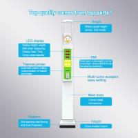 China Weight Range 8-200kg Coin-Operated Height Weight Machine Suppliers with LED Display for sale