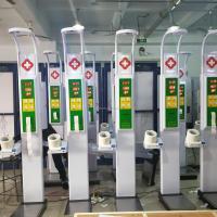 China LED Display Medical Digital Height Weight Machine Coin Operation Weighing Scale for sale