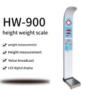 China Coin Operated Weight and Height Scale HW-900 Adult Digital Scale with Height Measure for sale