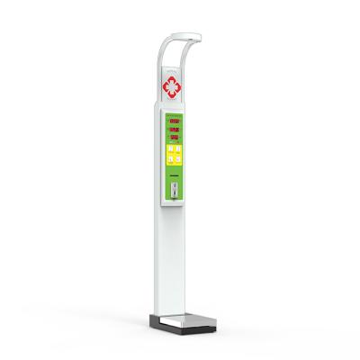 China 8-200kg Range Coin Operated Height Weight Scale with Digital Display and ODM Support for sale
