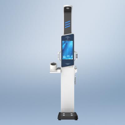 China 19 Inch Android Health Kiosk Steel Health Center BMI Machine with Body Fat Analyzer for sale