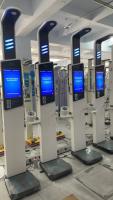 China 19 Inch Android Health Kiosk Steel Health Center BMI Machine with Body Fat Analyzer for sale