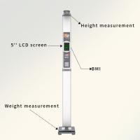 China Ultrasonic BMI Standing Balance Scale with Weight Range 1-200kg and Height Measurement for sale