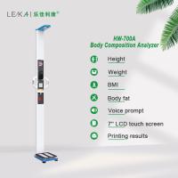 China Digital Height And Weight Scale LEKA LCD Display Weight range 8-200kg Division 0.1kg for sale