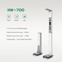 China Adult Digital Ultrasonic Height and Weight Scale for Clinic Medical Weighing BMI for sale