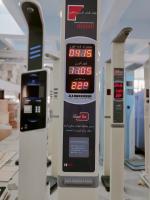 China Adult Digital Ultrasonic Height and Weight Scale for Clinic Medical Weighing BMI for sale