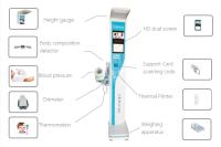 China Medical Body Fat Scales High Strength ABS Coin Machine for Precise Weight Measurement for sale