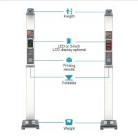 China ISO9001 Certified LED/LCD Display Hospital Height Measuring Scale for Human Weight Weighing for sale