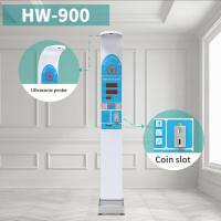 China HW-900 Digital Ultrasonic Height and Weight Machine LED Display Medical/Personal Scale for sale