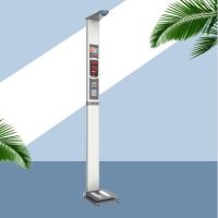 China AC100-240V Power Supply Coin Operated Height Weight Machine for Hospitals Gyms Clinics for sale