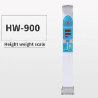 China Medical Usage RS232 Weight Scale with Ultrasound Height Measurement and Printer in Steel for sale
