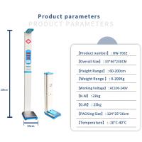 China Foldable BMI Measuring Scale HW-700Z with LED Screen and AC100-220V Power Supply for sale