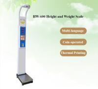 China N.W 38kg Medical Grade Height Weight Scale for HW-600 Coin Operated Electronic BMI Machine for sale