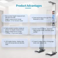 China Pharmacy Electronic Body Composition Analysis BMI Scale for Height and Weight Balance for sale