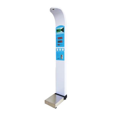 China Zhengzhou City Shipment Ultrasonic BMI Height and Weight Scale with HD Voice Broadcast for sale
