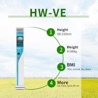 China Steel Personal Weight and Height Machine Scale for Hospitals 200kg BMI Body Fat Analyzer for sale