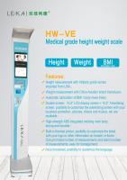 China Steel Personal Weight and Height Machine Scale for Hospitals 200kg BMI Body Fat Analyzer for sale