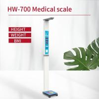 China Hospital and Pharmacy Coin-Operated Human Scale with LED/LCD Display 200kg Capacity for sale