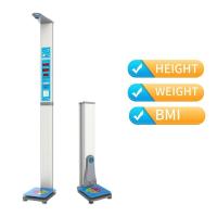 China Hospital and Pharmacy Coin-Operated Human Scale with LED/LCD Display 200kg Capacity for sale