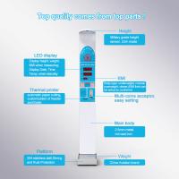 China AC100-240V Medical Electronic Height Weight BMI Machine for Ultrasonic Measurement for sale