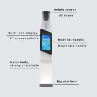 China Waterproof Outdoor Height Weight BMI Scale Ultrasound Body Fat Analysis Machine 2023 Model for sale