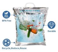 China Therapeutic Aluminum Foil EPE foam PE Insulated Bag for Hot and Cold Beverage Delivery for sale