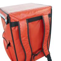 China Low Temperature Thermal Bag with Reusable Ice Pack and Red Aluminum Foil Insulation for sale