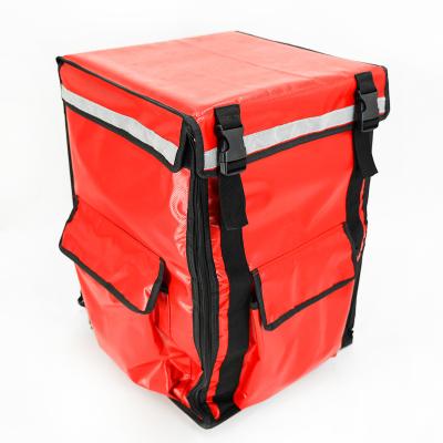 China Large Reusable Aluminum Foil Insulation Delivery Cooler Bag For Camping Outdoor Lunch for sale