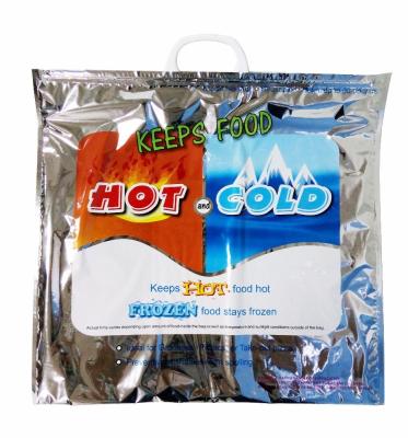 China Reusable Hot and Cold Food Packaging Thermo Bag with Insulated Aluminum Foil Material for sale