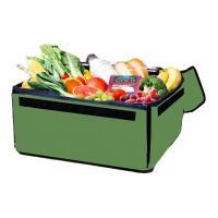 China Foldable Insulated Food Delivery and Grocery Bags with Polyster EPE Foam Foil Material for sale