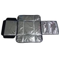 China Foldable Insulated Food Delivery and Grocery Bags with Polyster EPE Foam Foil Material for sale