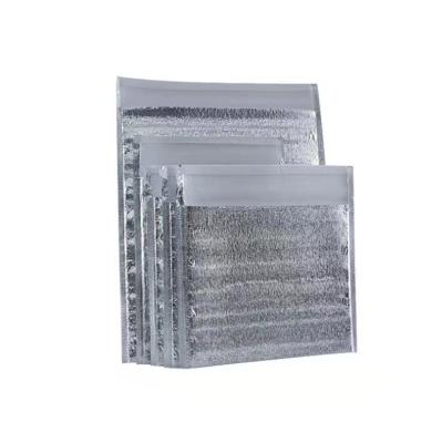 China Logo Printing Cooler Bag Pack for Food Delivery Aluminum Foil and Gel Ice Thermal EPE for sale