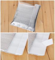 China Cold Food Shipping Insulated Aluminum Foil Cooler Bubble Thermal Bag with Custom Logo for sale