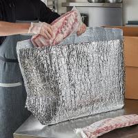 China Non-toxic Insulated Foil Liner Chilled Packaging Boxes Reusable for Safe and Shipping for sale