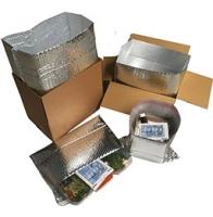 China Non-toxic Insulated Foil Liner Chilled Packaging Boxes Reusable for Safe and Shipping for sale