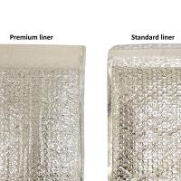 China Aluminum Foil Lined Carton Box Insert Liner for Cold Shipping and Free Sample Offered for sale