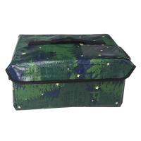 China 24L Eco-Friendly Fresh Food Packaging Delivery Bag with Custom Logo and Clear Pocket for sale
